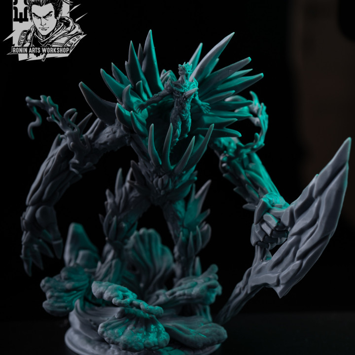 3D Printable Ice Golem + Water Elemental Combo by Ronin Arts Workshop