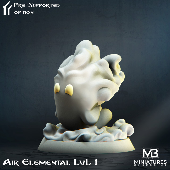 3D Printable Air Elementals PACK by Miniatures Blueprint