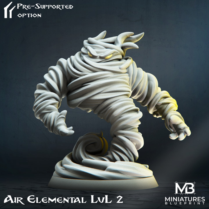 3D Printable Air Elementals PACK by Miniatures Blueprint