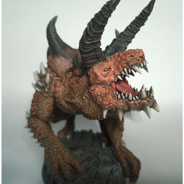 3D Printable Tarasque - Wall Breaker by Artificers_Mini
