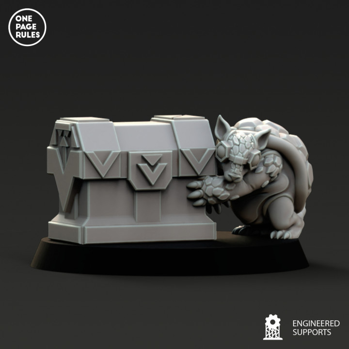 3D Printable Dwarf Champion (Rune Master) - Dwarf Guilds by One Page Rules