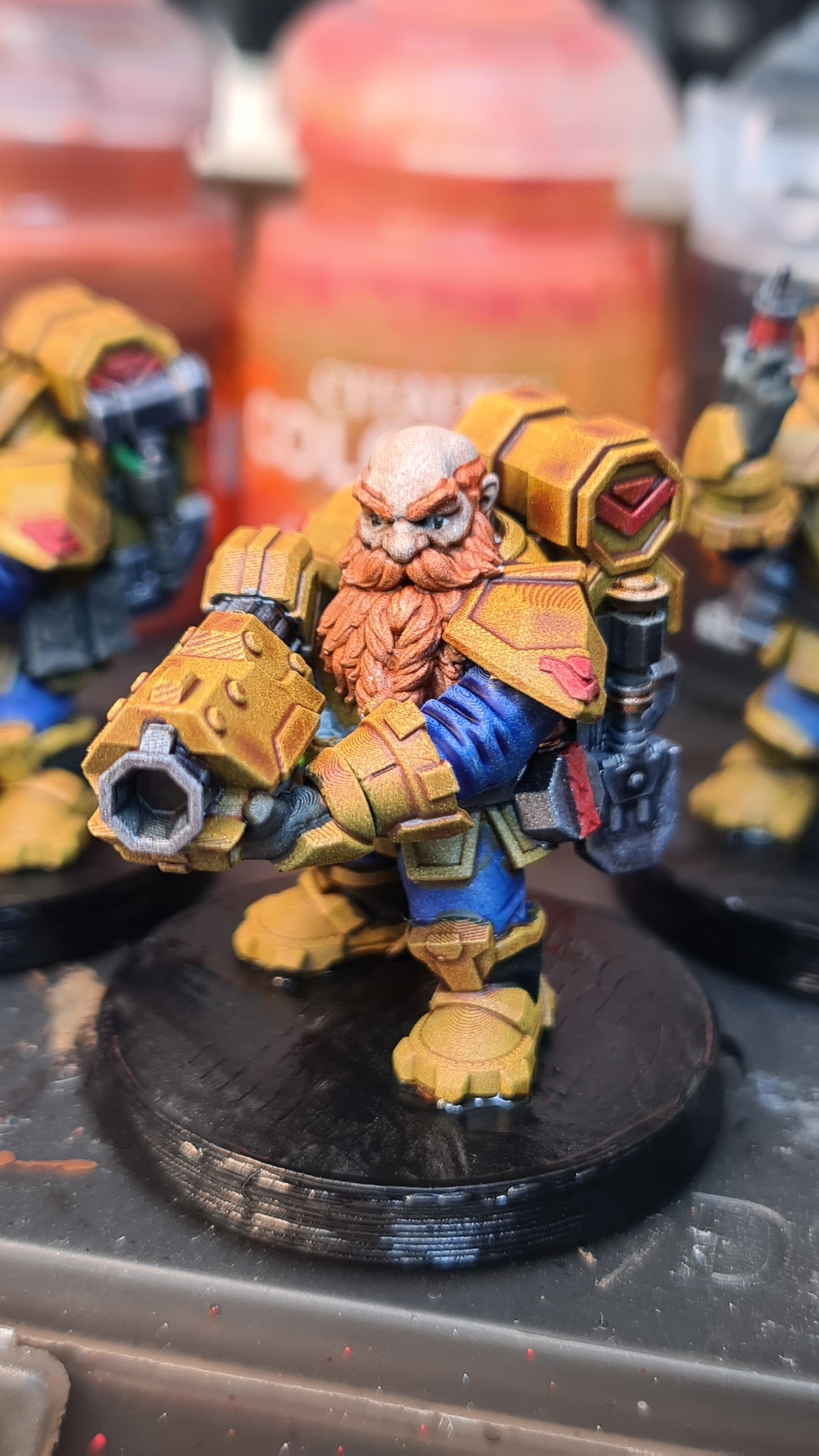 3D Printable Dwarf Warriors - Dwarf Guilds by One Page Rules
