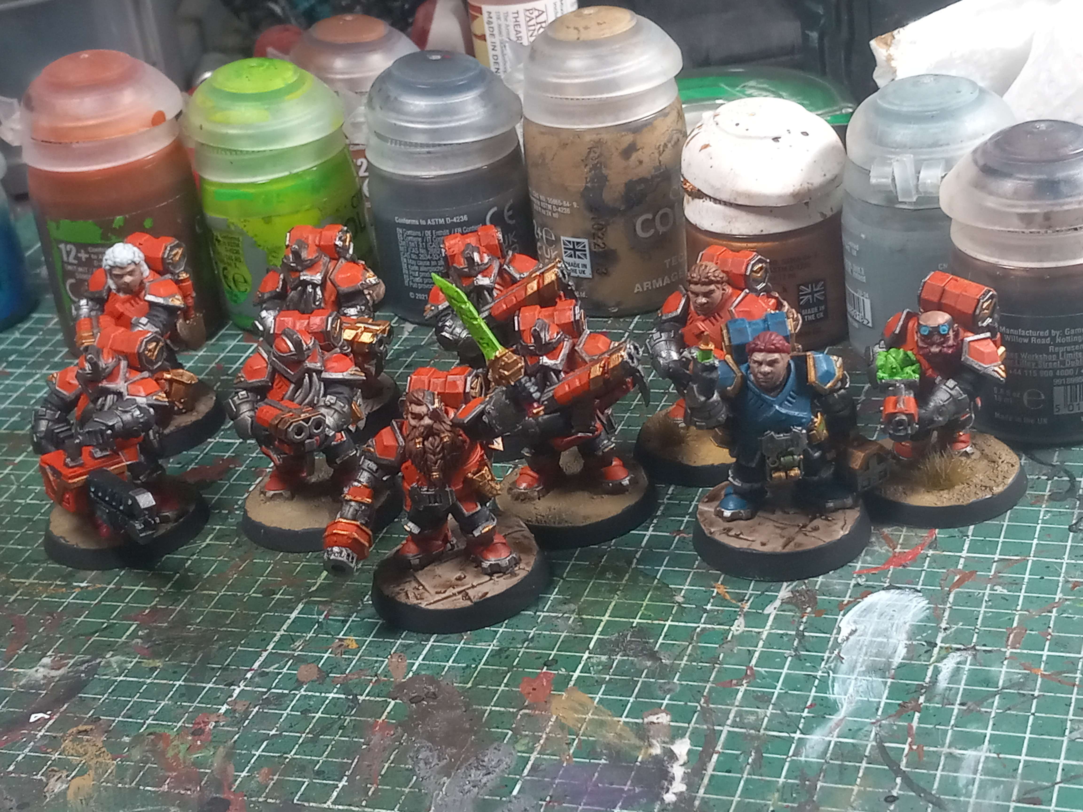 3D Printable Dwarf Warriors - Dwarf Guilds by One Page Rules