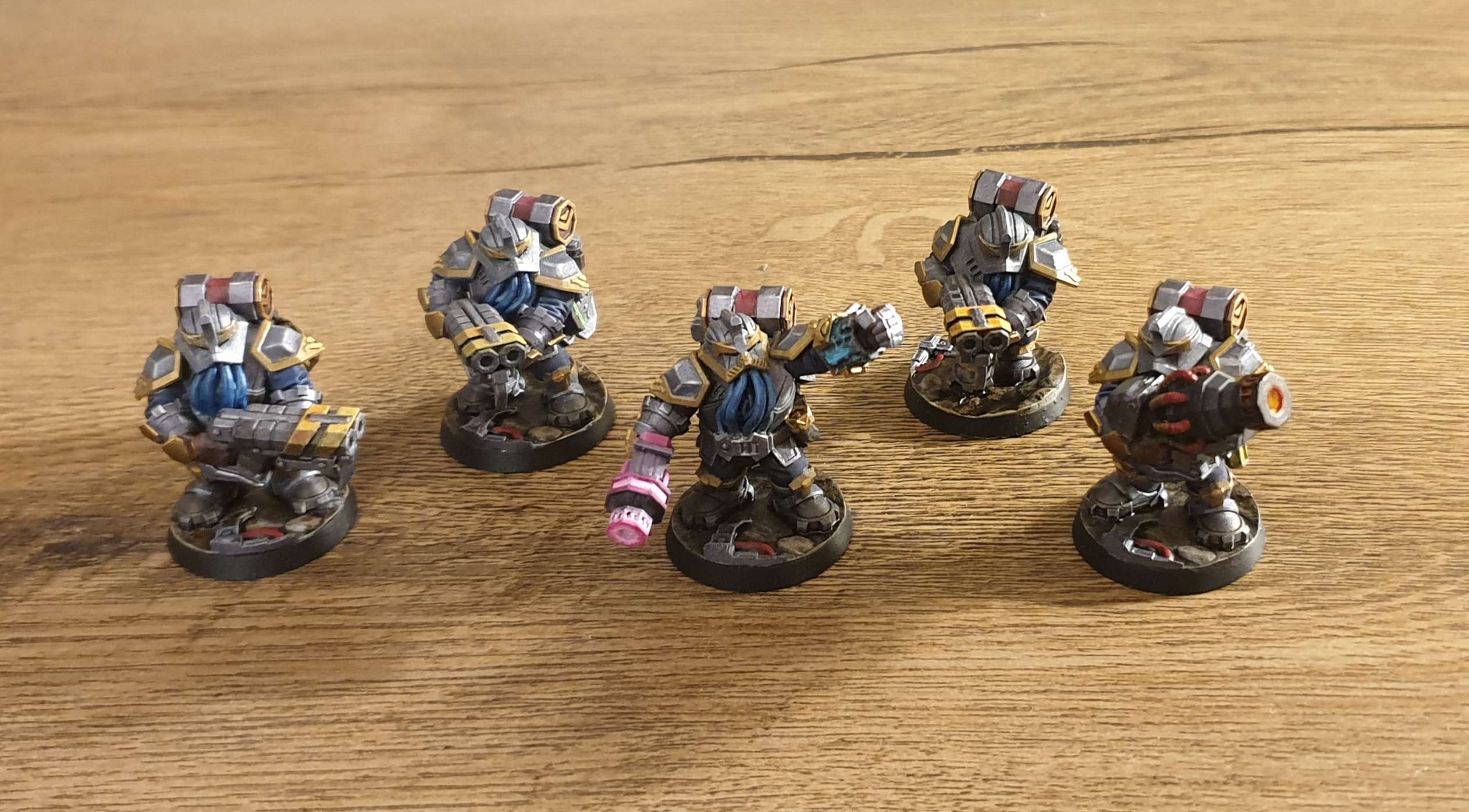 3D Printable Dwarf Warriors - Dwarf Guilds by One Page Rules