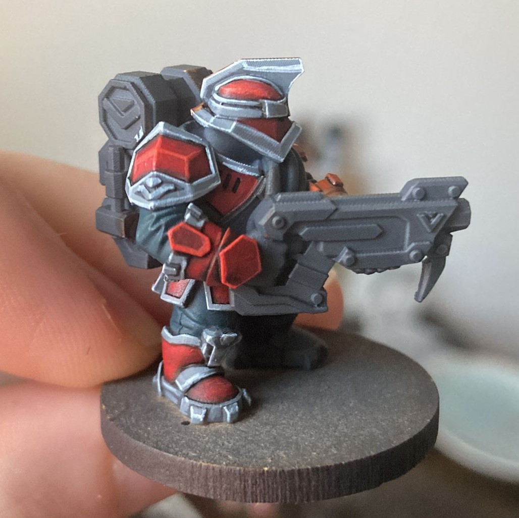 3D Printable Dwarf Warriors - Dwarf Guilds by One Page Rules