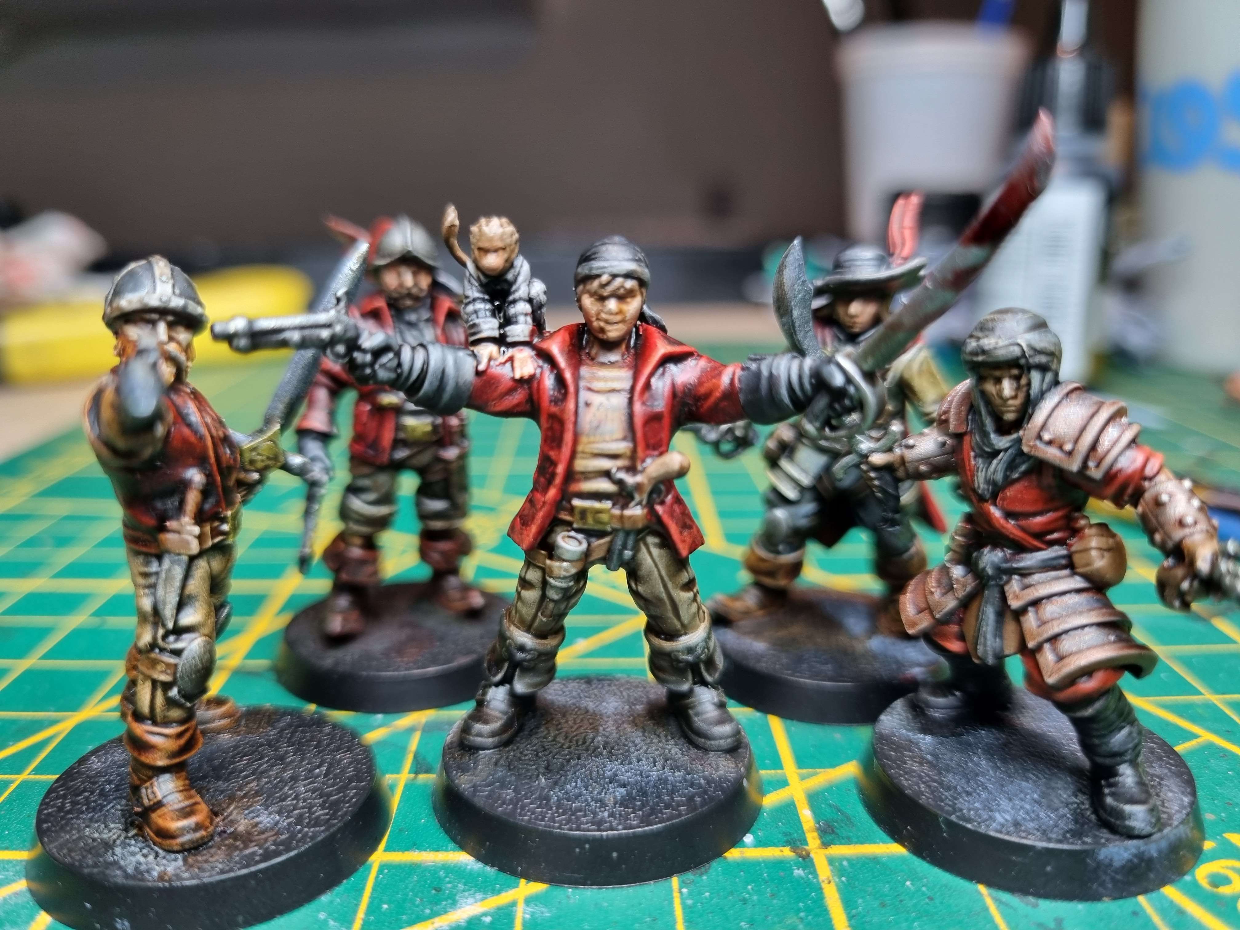 3D Printable Mercenaries - Human Empire by One Page Rules
