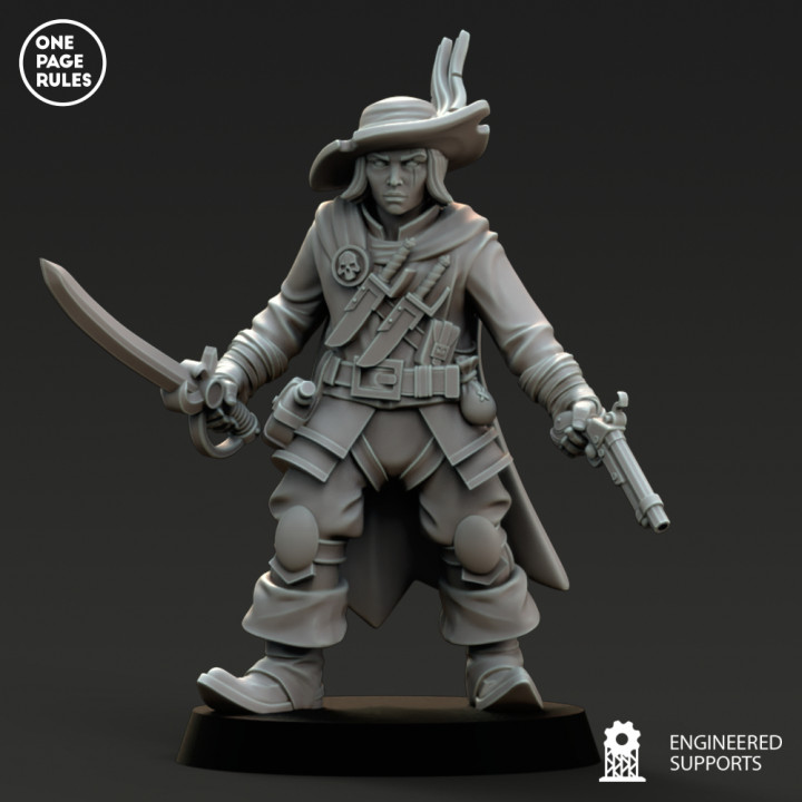 3D Printable Mercenaries - Human Empire by One Page Rules