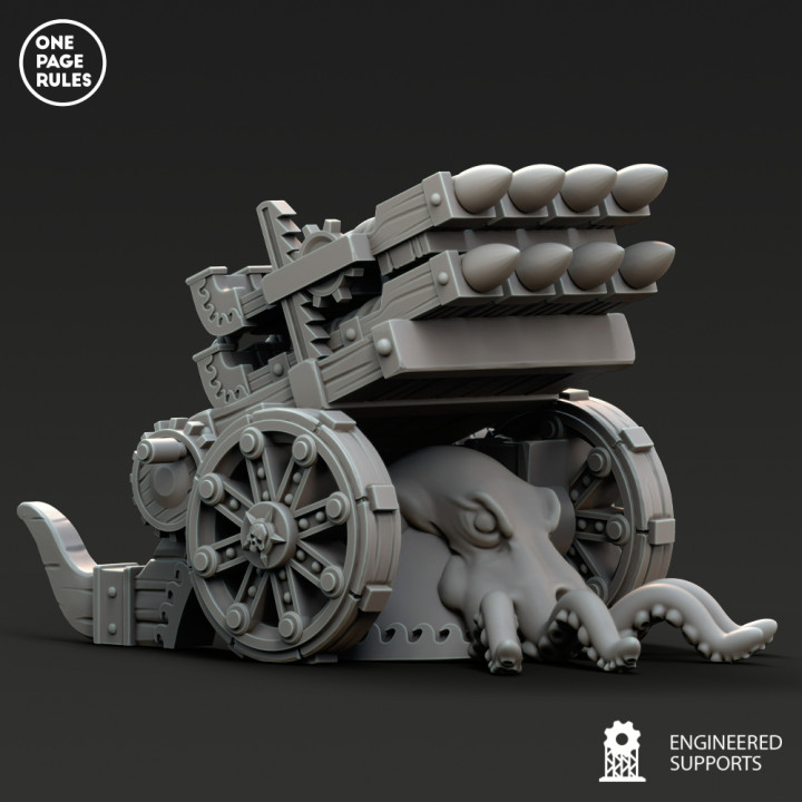 3D Printable Empire Artillery (Rocket Battery) - Human Empire by One ...