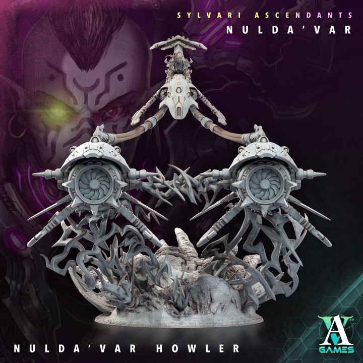 3D Printable Nulda'Var Howler by Archvillain Games