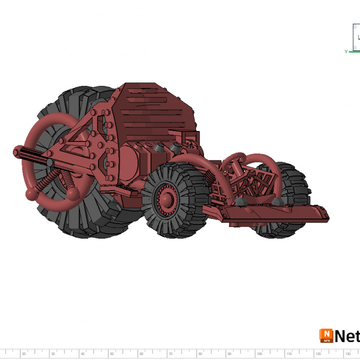 3D Printable Tri-Wheeler by Midnight Sky Games