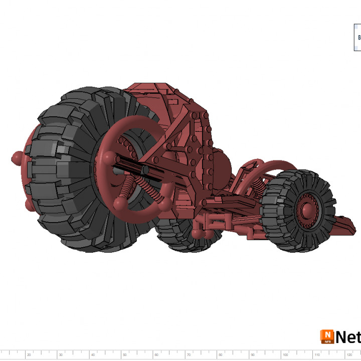 3D Printable Tri-Wheeler by Midnight Sky Games