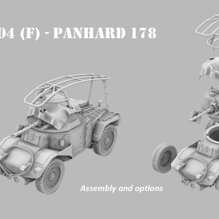 3D Printable P204 (f) 3 possible variant by Counlane Models