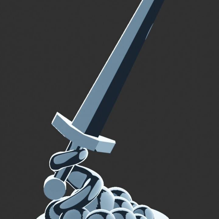 3D Printable Spirit Sword Weapon by tunaday