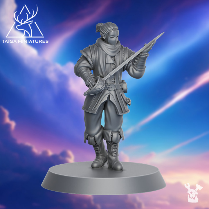 3D Printable Celestial Warriors Set by Taiga Miniatures