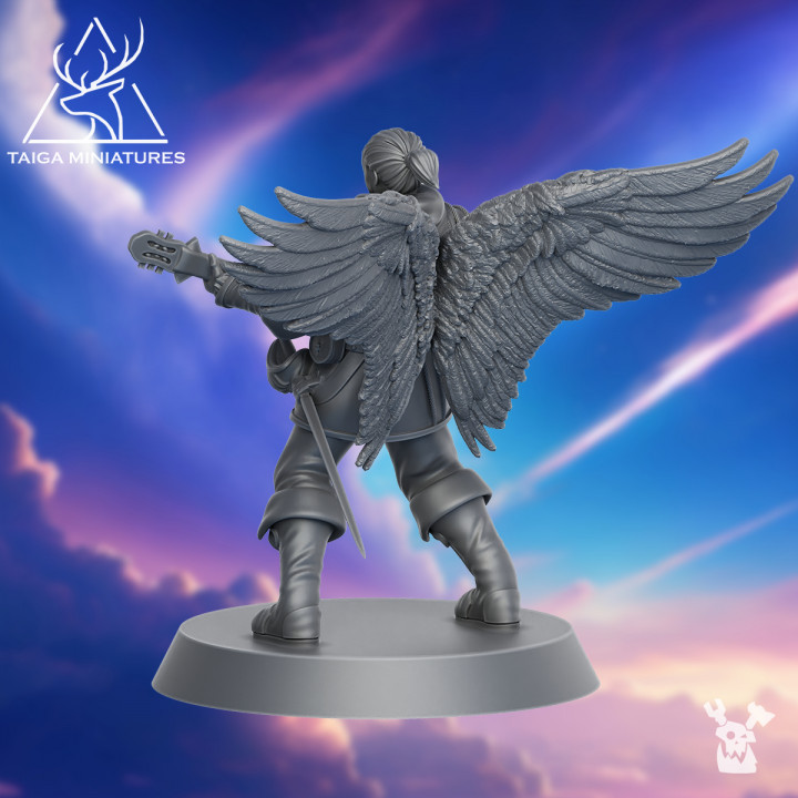 3D Printable Celestial Warriors Set by Taiga Miniatures