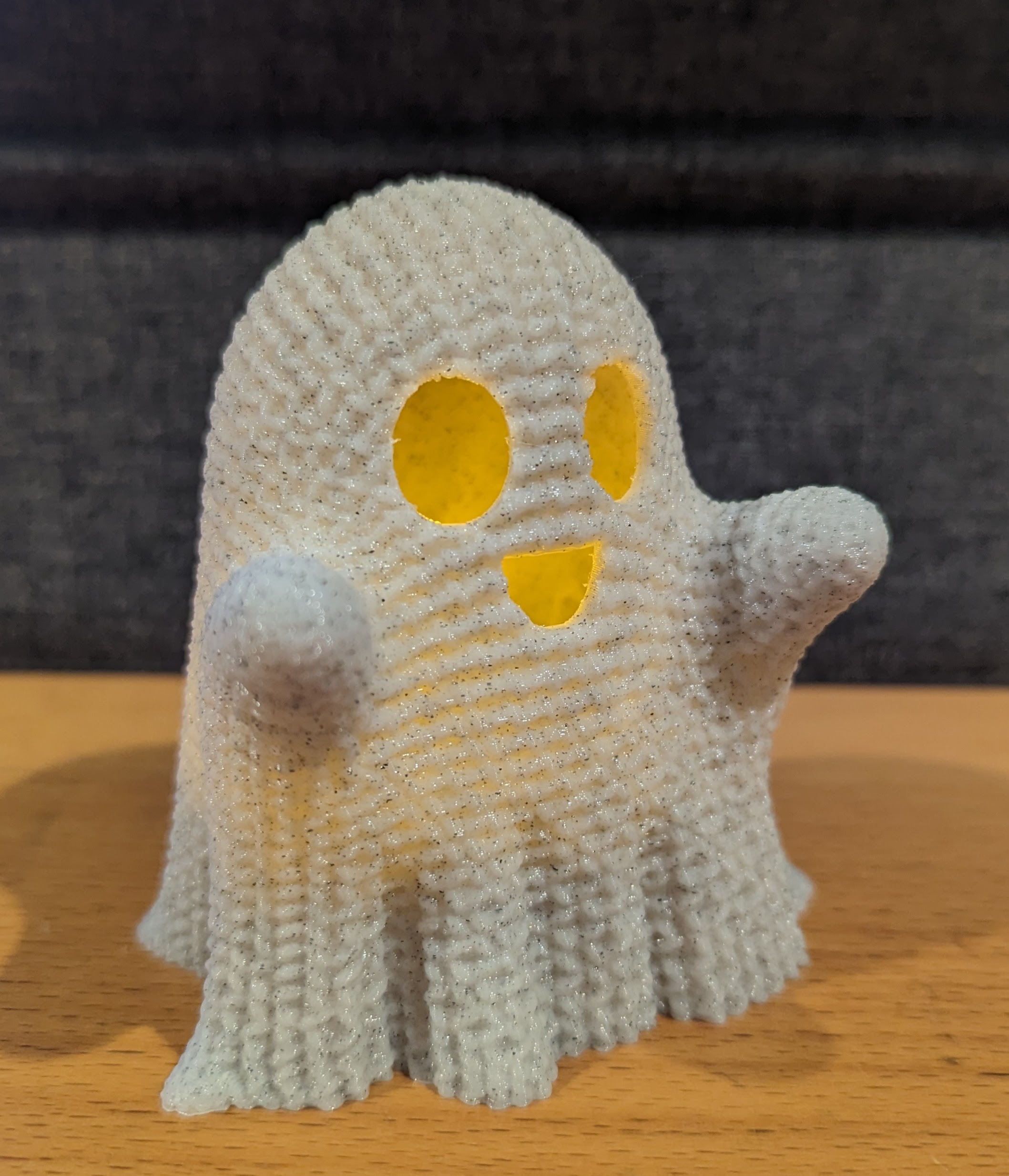 3D Printable Crocheted Ghost & Keychain by BODY3D
