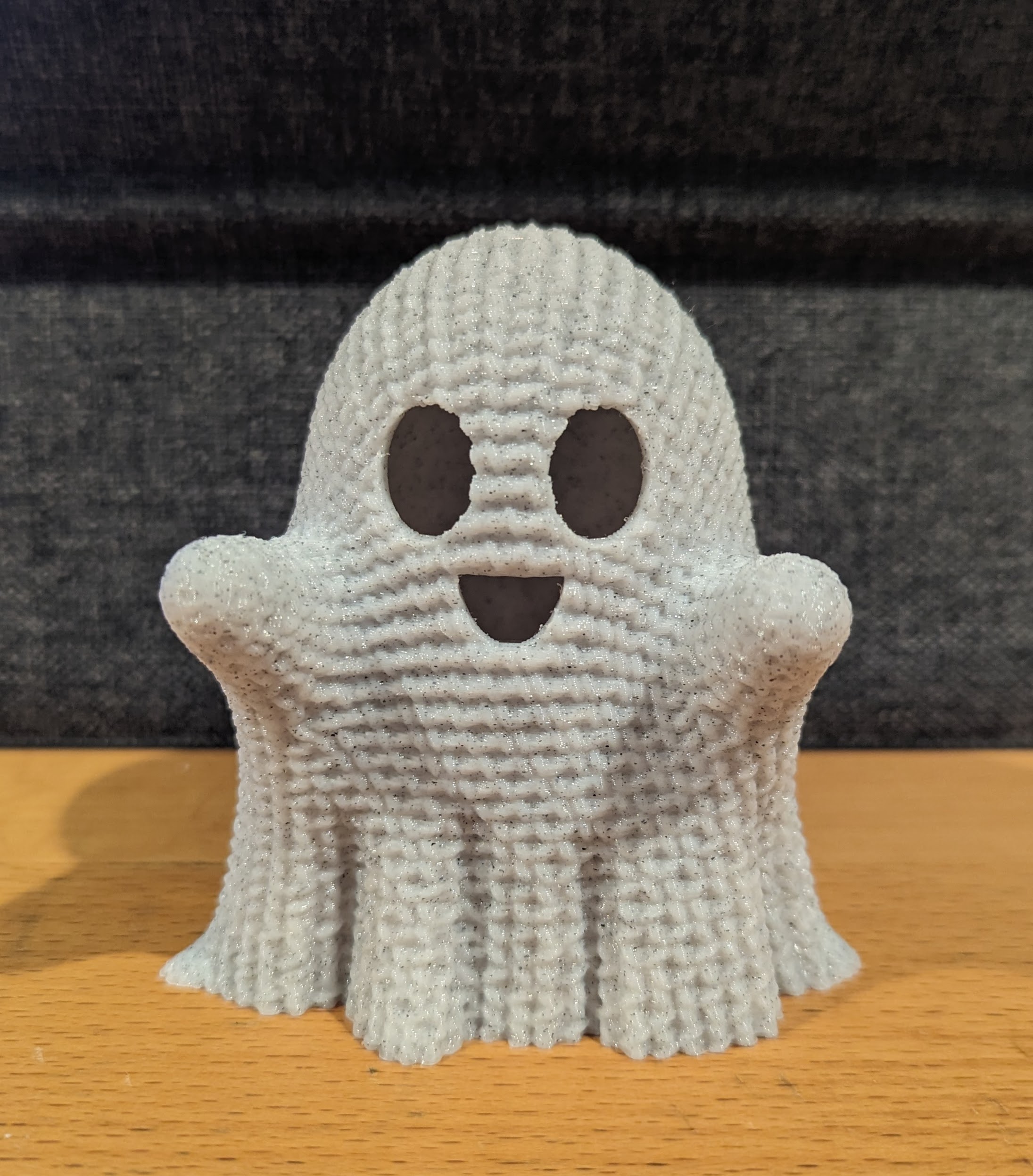 3D Printable Crocheted Ghost & Keychain by BODY3D