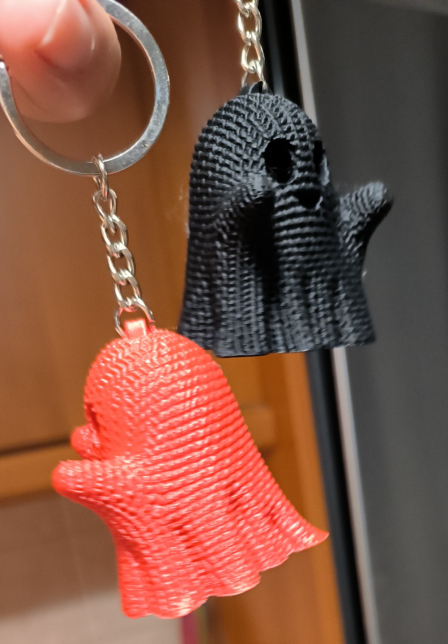 3D Printable Crocheted Ghost & Keychain by BODY3D