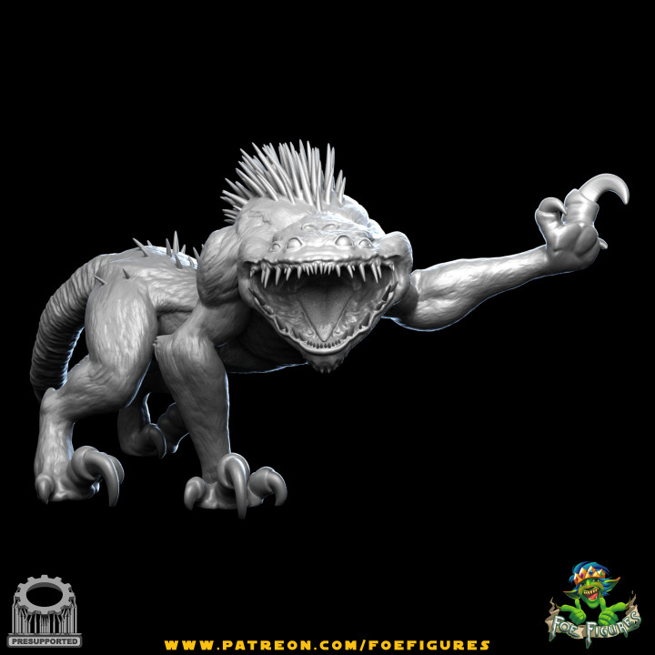 3D Printable Forest Cat Adult B by Foe Figures