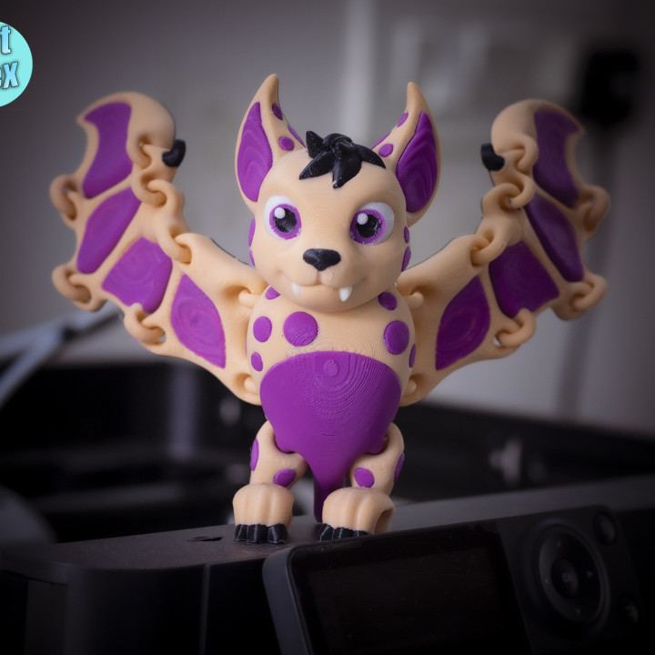 3D Printable Flexi-Halloween-Bat by ArtFlex