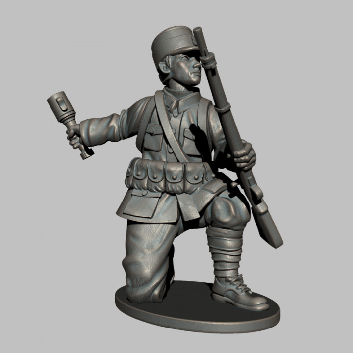 3D Printable WW2 Chinese Infantry by Wargames Atlantic