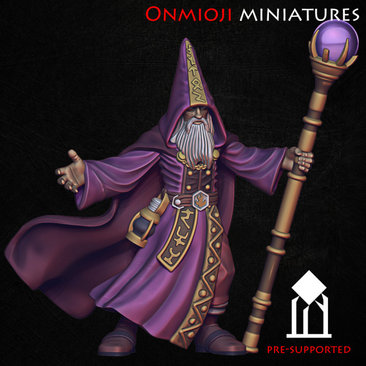 3D Printable Old wizard by Stanislav Kuznetsov