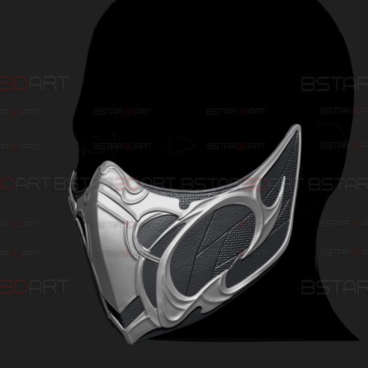 3D Printable Japanese Ninja Mask - Halloween cosplay by 3DpropsDesigns