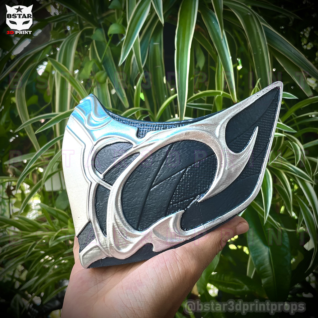 3D Printable Japanese Ninja Mask - Halloween cosplay by 3DpropsDesigns