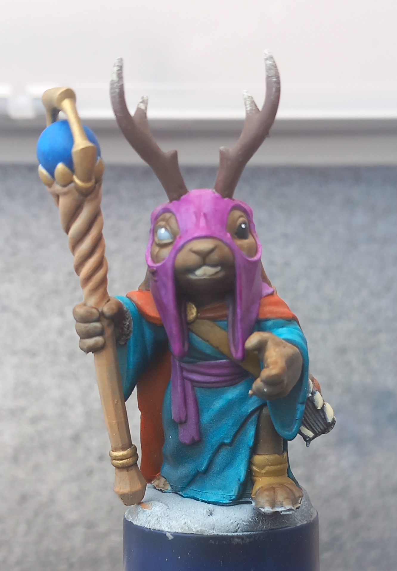 3D Printable Bunny Warlock Sample by Printed Encounter