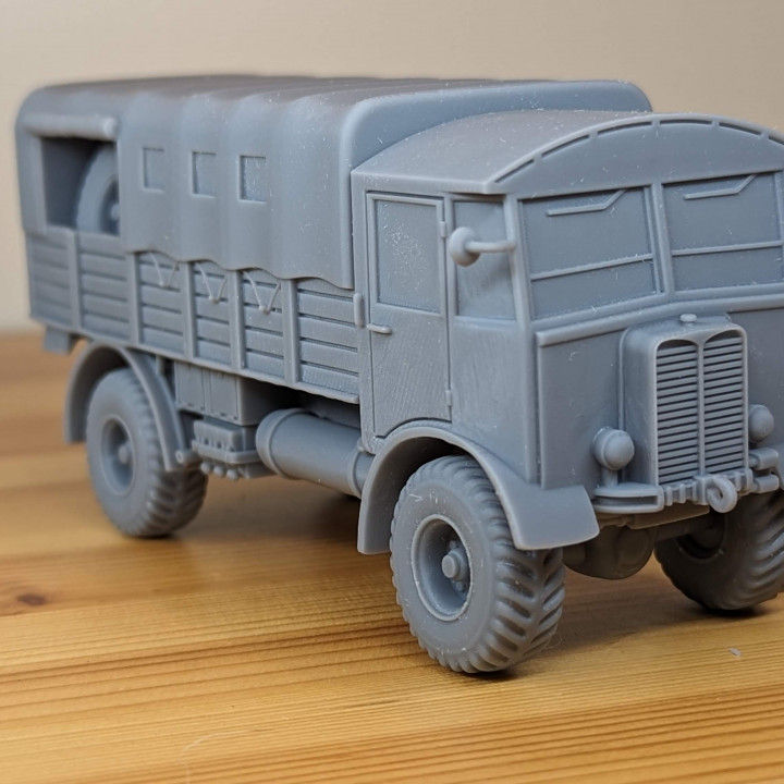 3D Printable AEC Matador 4x4 artillery tractor (UK, WW2) by Wargame3d