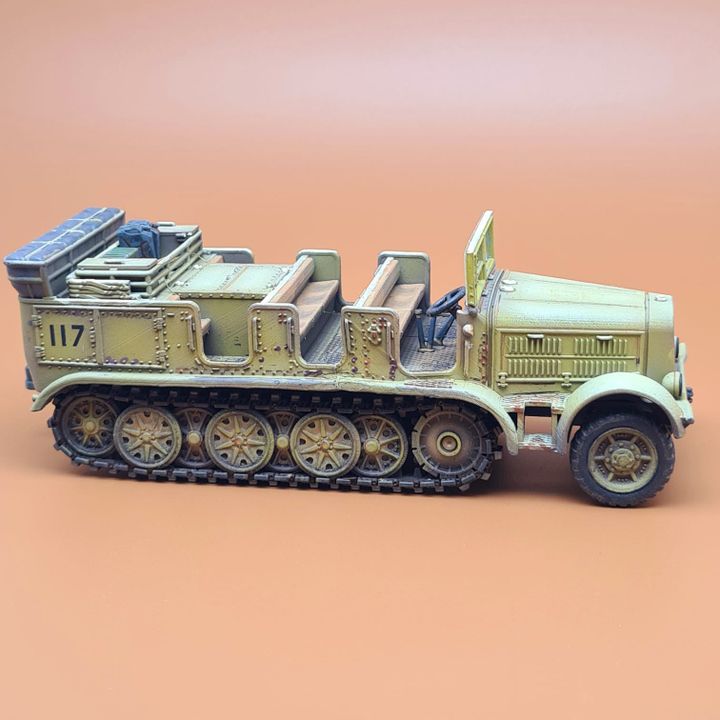 3D Printable Breda 61 Artillery Tractor (Italy, WW2) by Wargame3d