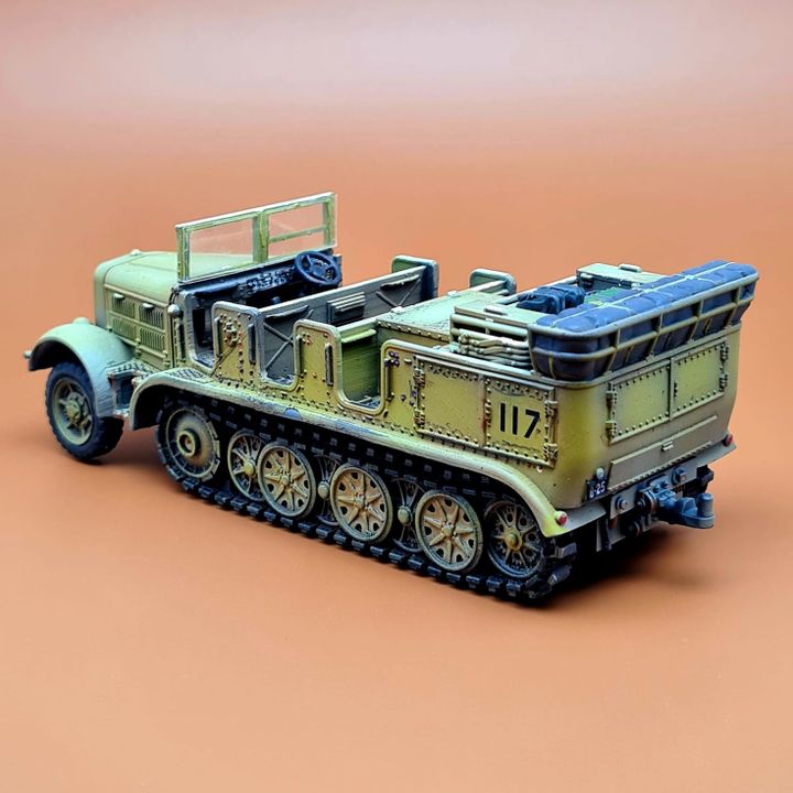 3D Printable Breda 61 Artillery Tractor (Italy, WW2) by Wargame3d