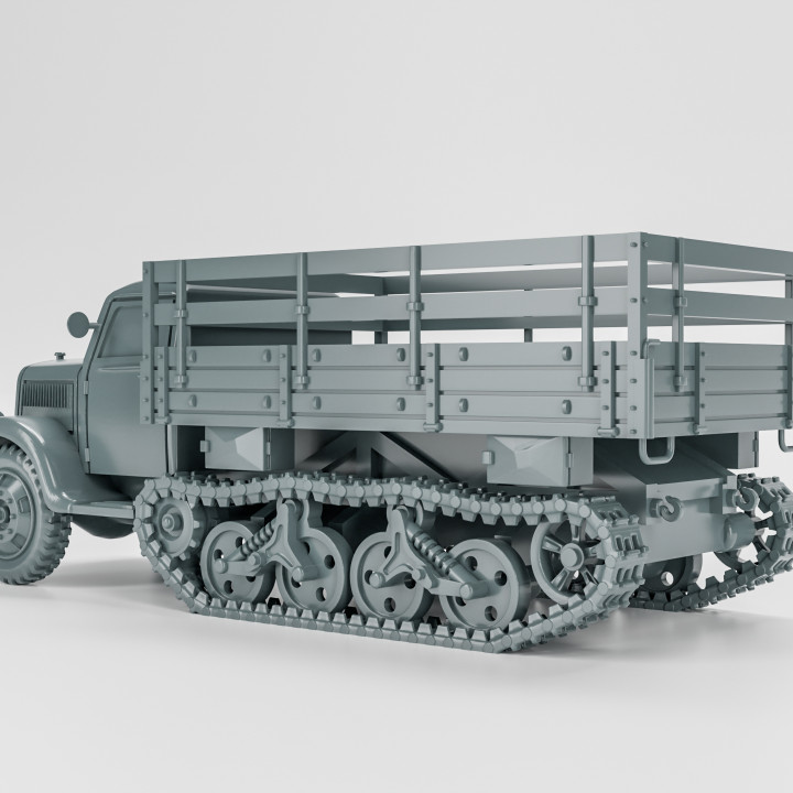 3D Printable Sd.Kfz.3 Opel Maultier (Germany, WW2) by Wargame3d
