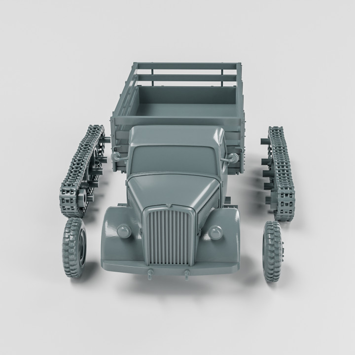 3D Printable Sd.Kfz.3 Opel Maultier (Germany, WW2) by Wargame3d