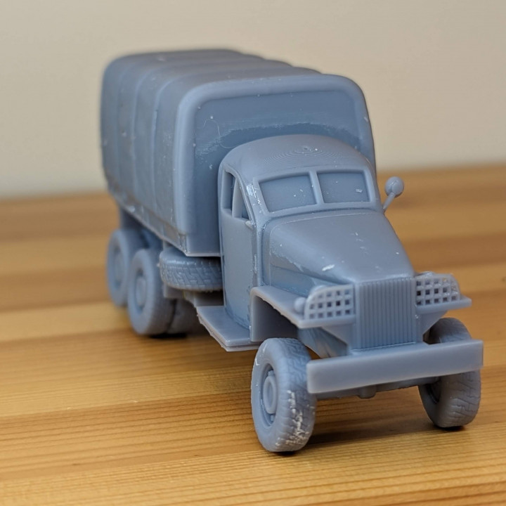 3D Printable Studebaker US6 (U3) - 2.5-ton 6x6 truck (US, WW2) by Wargame3d