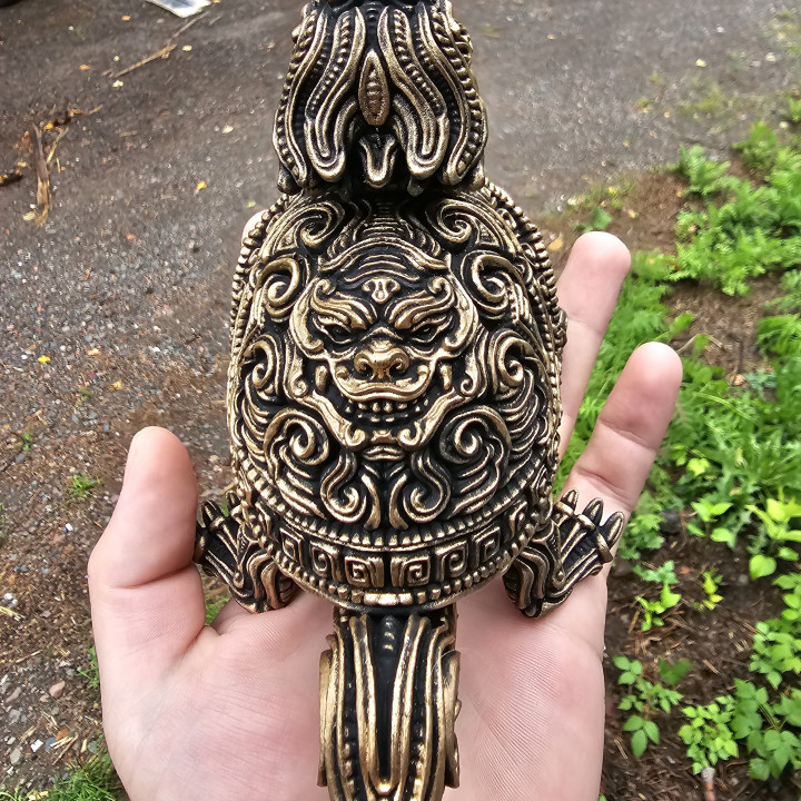 3D Printable Dragon Turtle by Zane Rogers