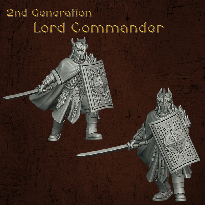 3D Printable 2nd Gen Lord Commander by Quartermaster3D