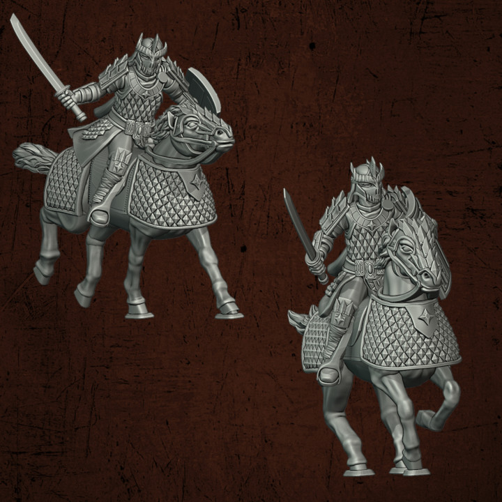 3D Printable 2nd Gen Dragon Guard Cavalry by Quartermaster3D
