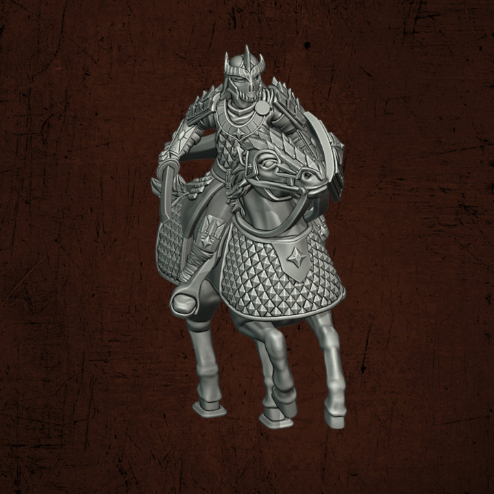 3D Printable 2nd Gen Dragon Guard Cavalry by Quartermaster3D