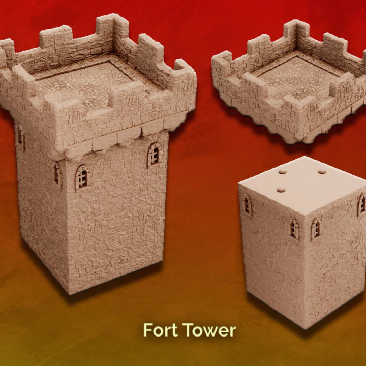 3D Printable Fort Complet by Artificers_Mini