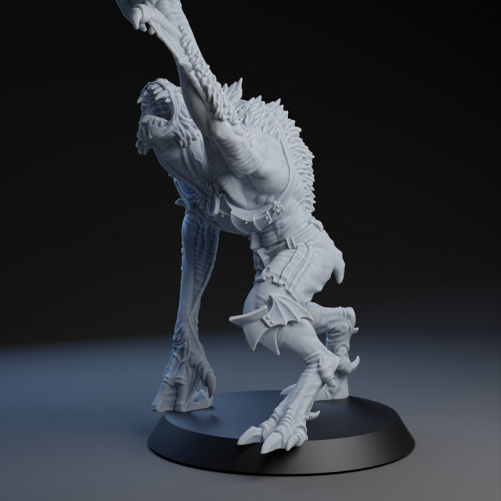 3D Printable Fantasy Football Vampire Bat Hulk by BruteFun Miniatures