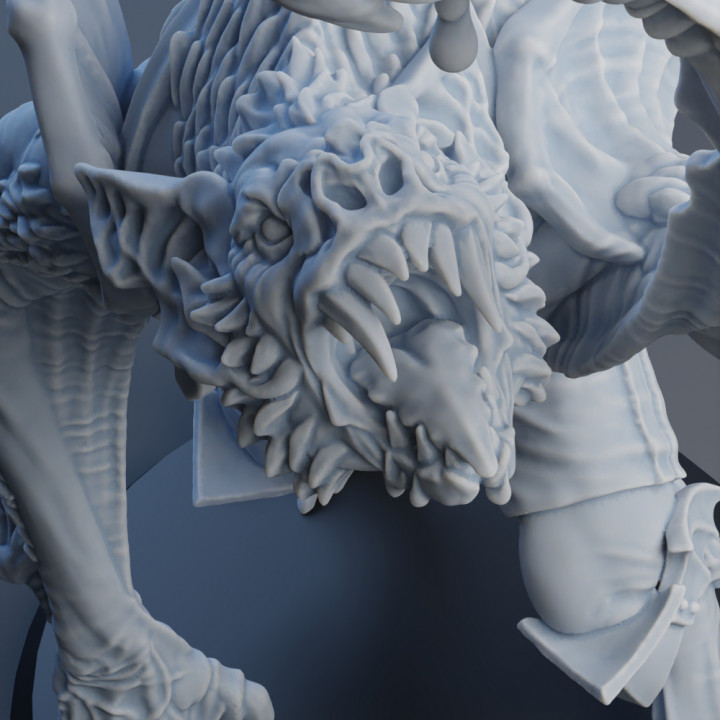 3D Printable Fantasy Football Vampire Bat Hulk by BruteFun Miniatures