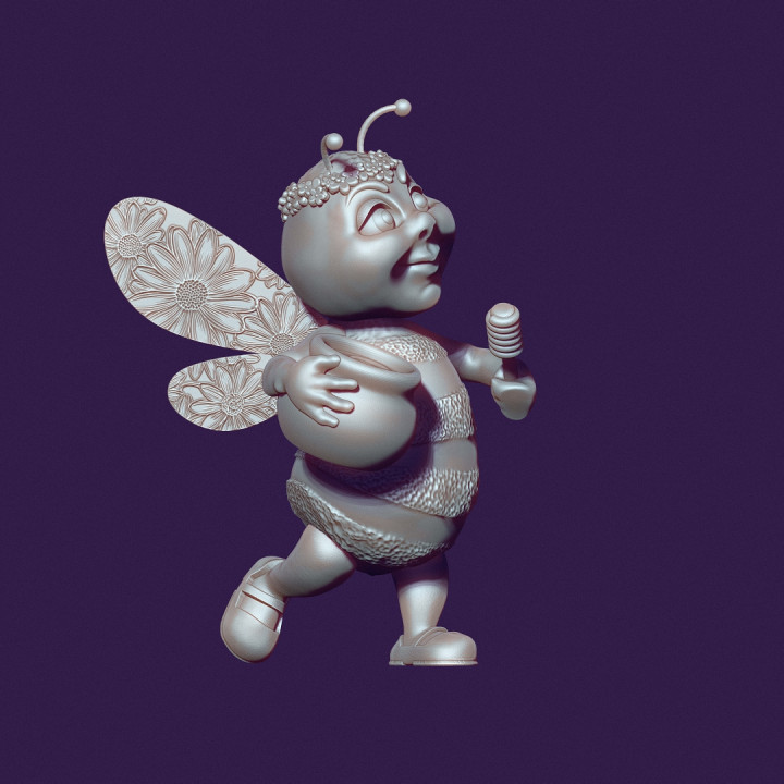 3D Printable BEE TOY by Viktoriya Kabanova