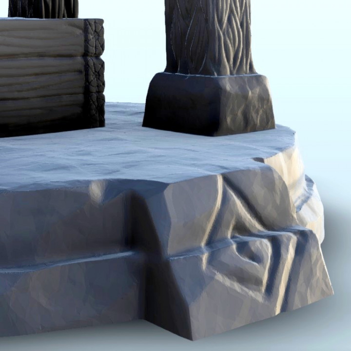 3D Printable Crystal grinding machine - Medieval Fantasy Magic Feudal ...