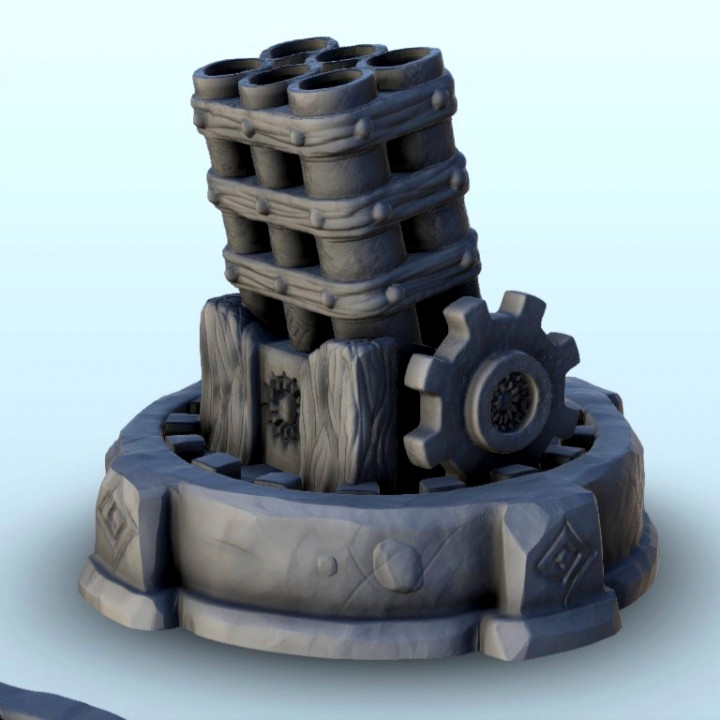 3D Printable Set of medieval turrets - Medieval Fantasy Magic Feudal ...