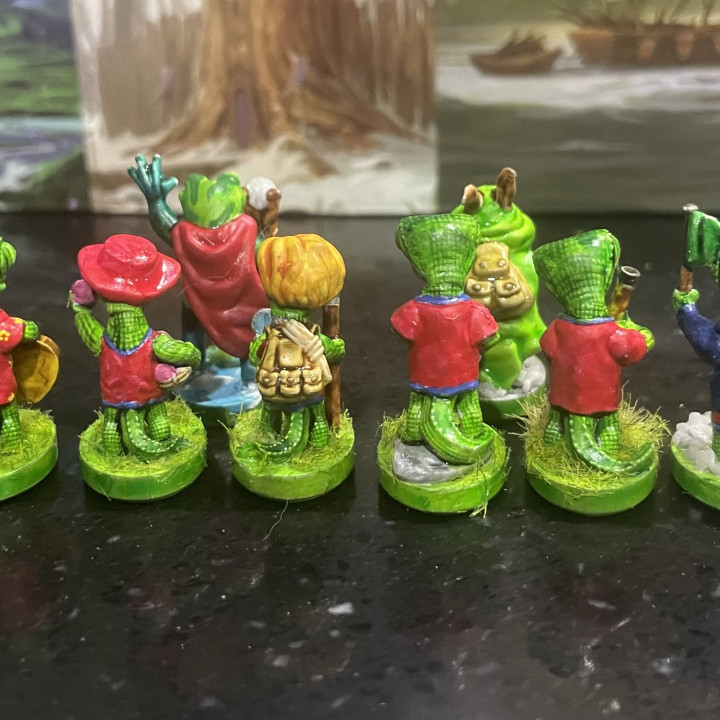 3D Print of Everdell Upgraded Critters Lizards and Foxes (Unofficial ... 3D Print of Everdell Upgraded Critters Lizards and Foxes (Unofficial ...