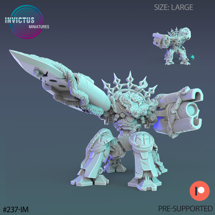 3D Printable Infested War Machine Set / Skeleton Soldier / Exoskelet ...