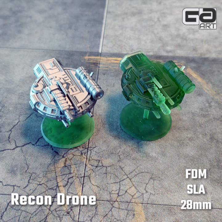 3D Printable Recon Drone by gamesART by Philipp