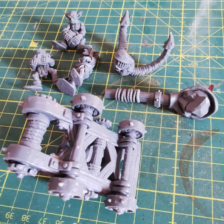3D Printable Goblin Catapult by Daniel McGrath