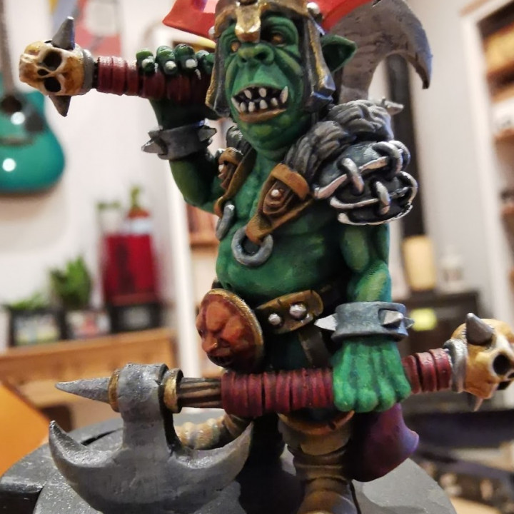 3D Printable Goblin Chieftain by Daniel McGrath